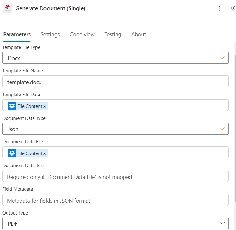 Generate Document From Word Template using Power Automate
